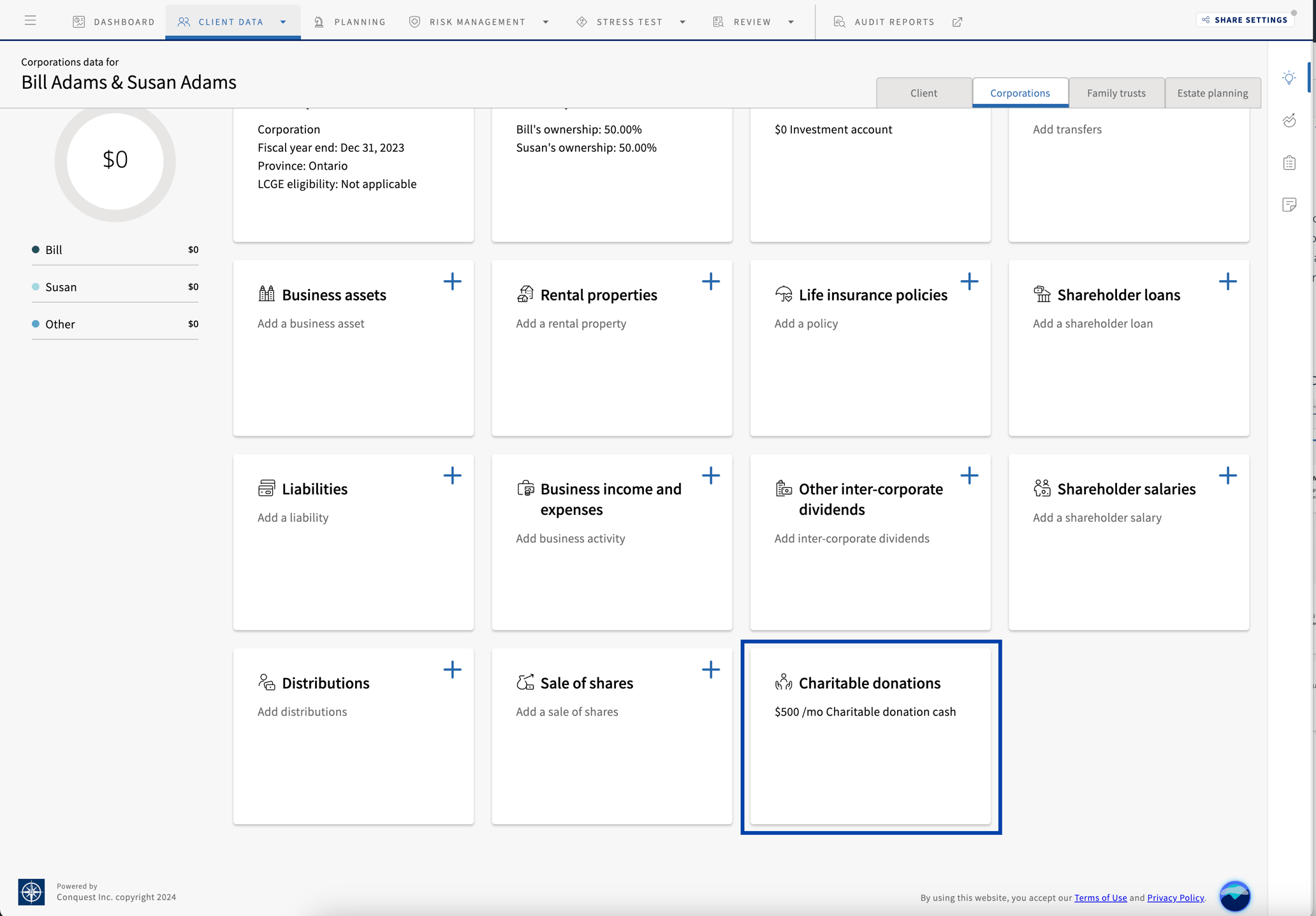 Corporate Charitable Donations